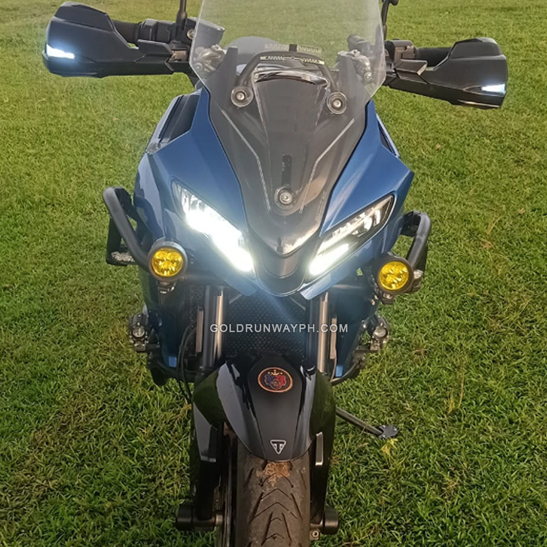 Gold Runway GR-ADV3 Spot 30W 6000K 3000LM Motorcycle Lights – Gold ...